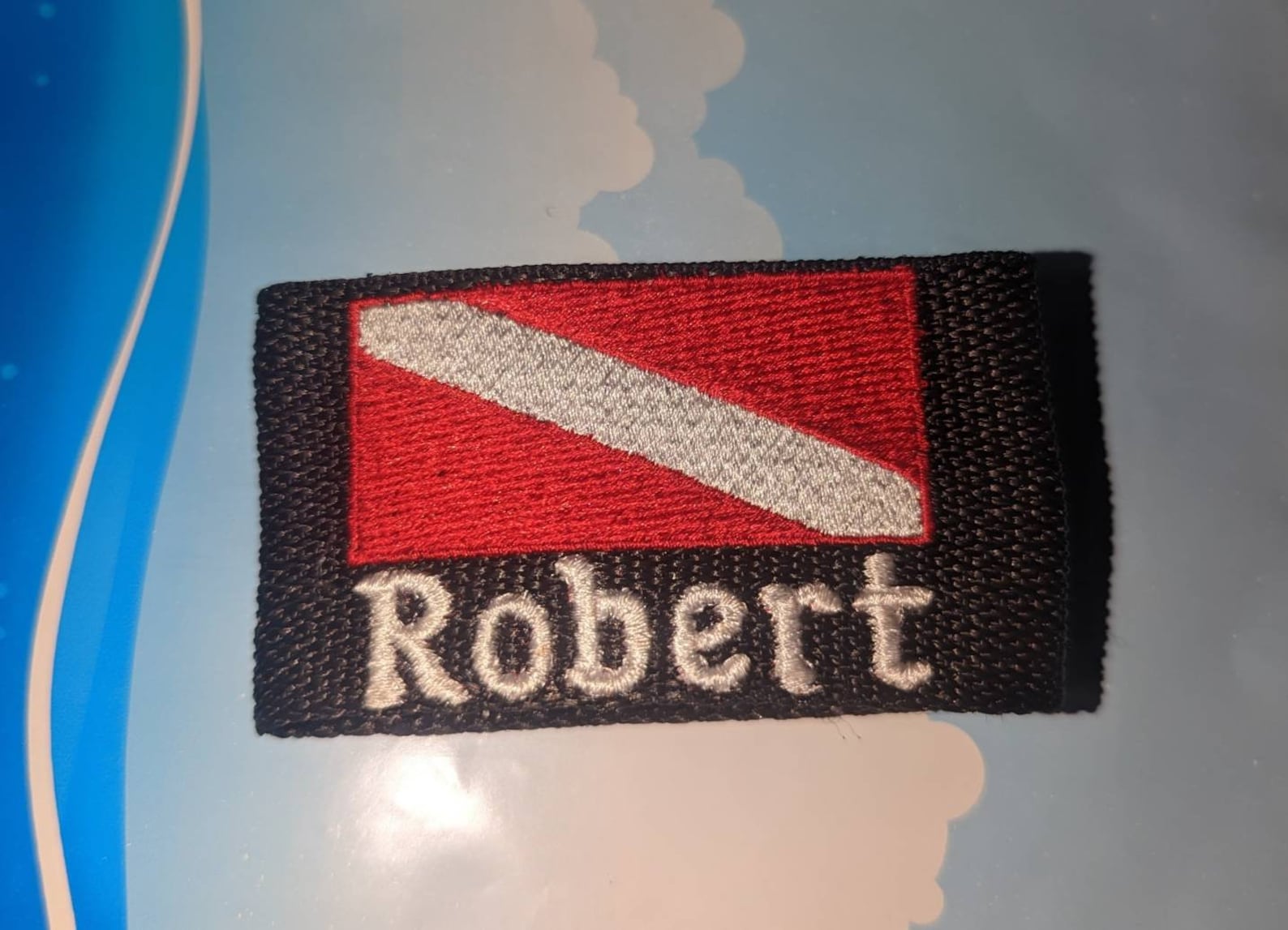 Dive Flag Name Tag BCD Custom With Name - Etsy