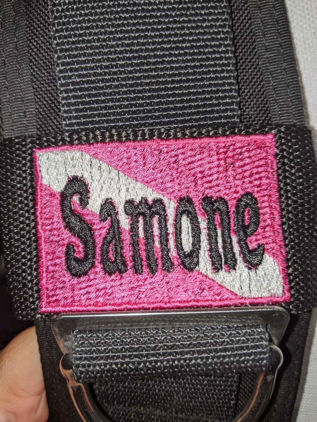 2 Pink Dive Flagge BCD Namensschild personalisiert mit Name - Etsy.de