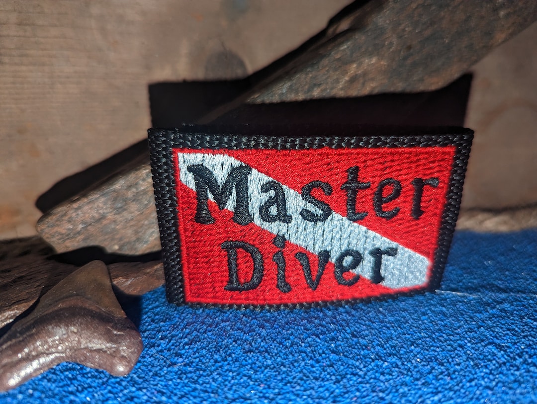 Master Diver Flag Name Tag BCD - Etsy