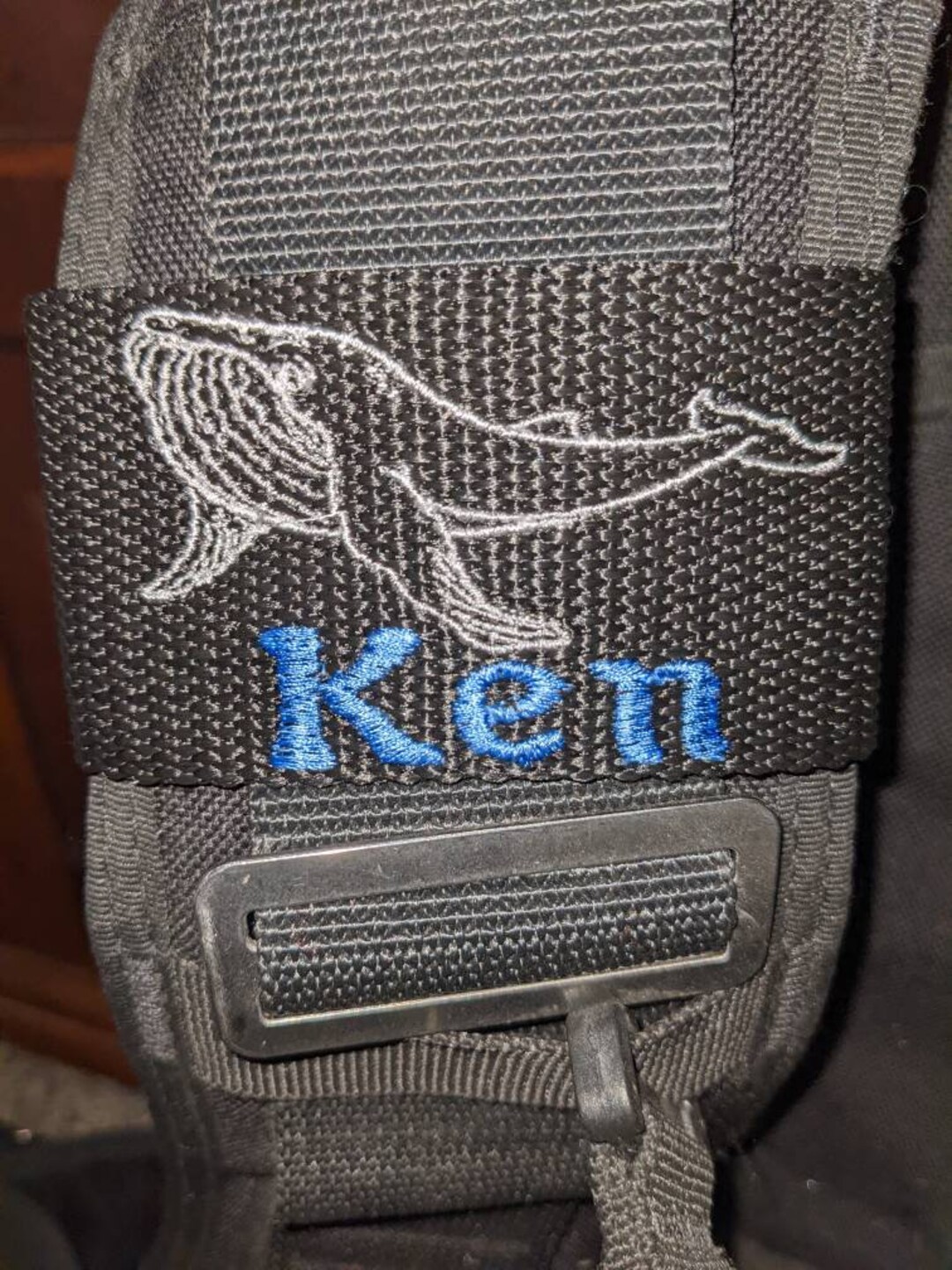 Whale Dive Tag BCD Custom With Name - Etsy