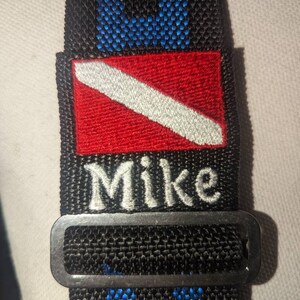 Dive Flag Name Tag BCD Custom With Name - Etsy