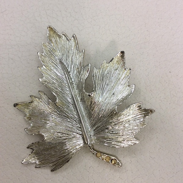 Vintage Leaf Brooch - Etsy