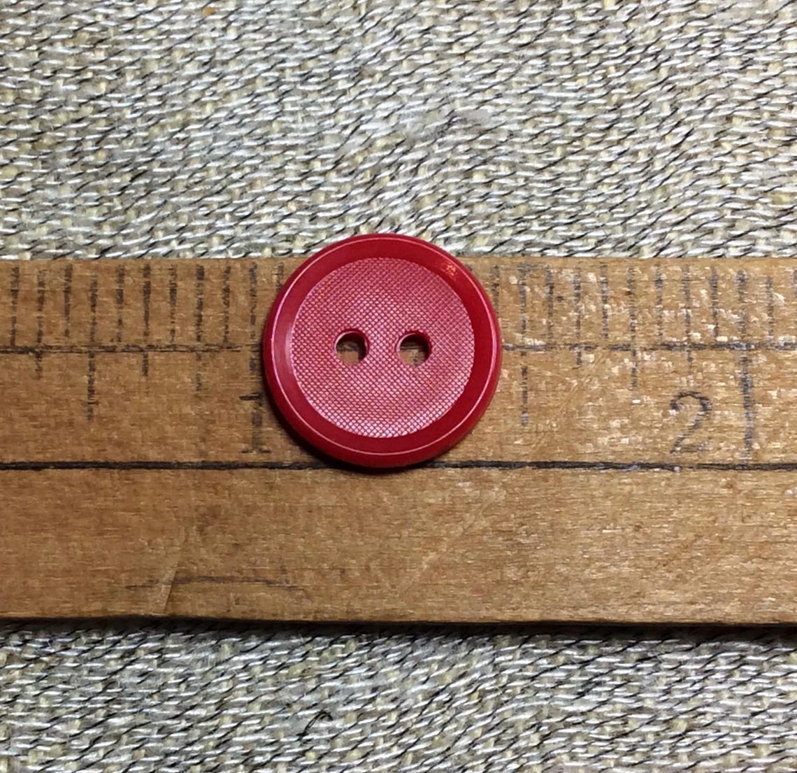 Eight Small Textured Red Vintage Plastic Shirt Buttons - B1560 - Etsy