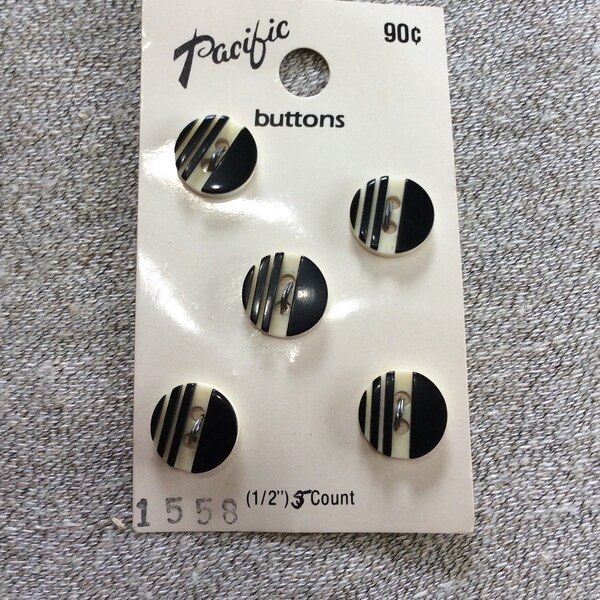 Striped Buttons - Etsy
