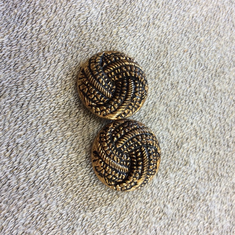 Two Tone Buttons - Etsy