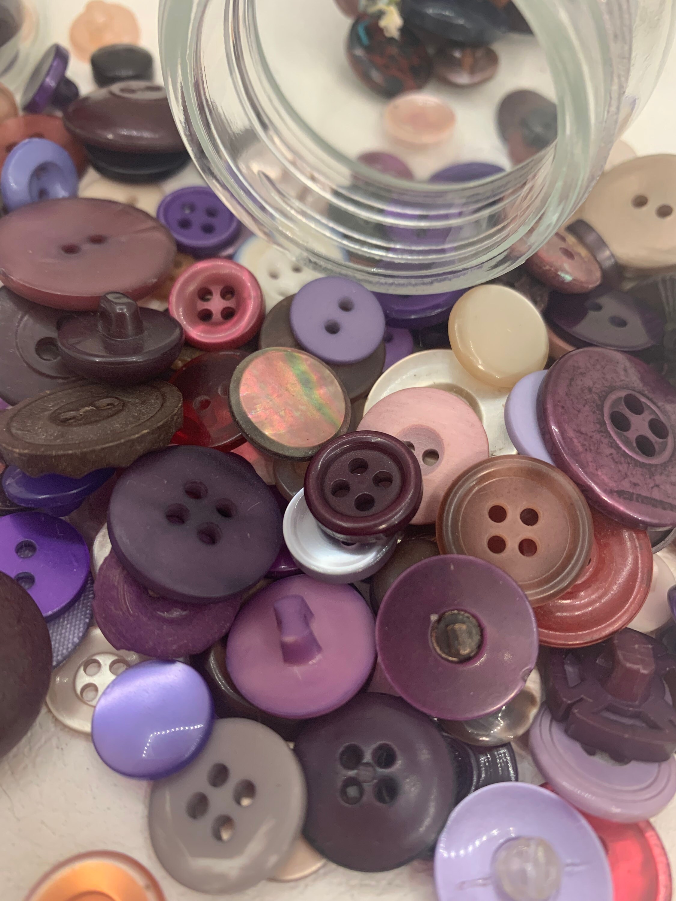 Purple Vintage Buttons Sewing & Needlecraft Sewing Buttons etna.com.pe
