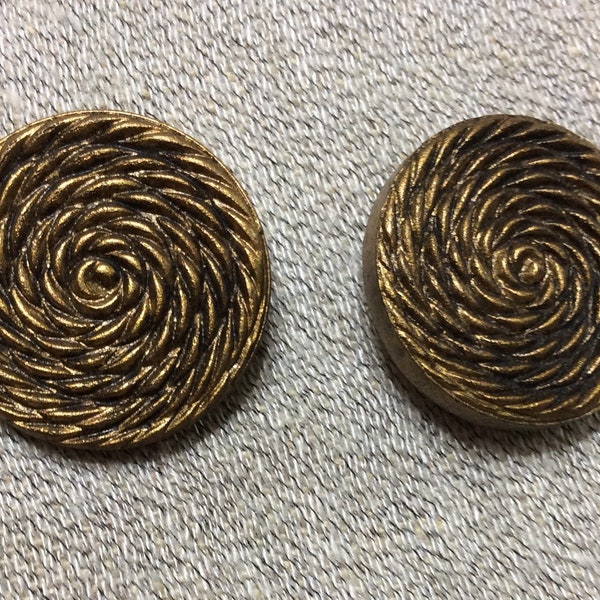 Brass Tone Buttons - Etsy