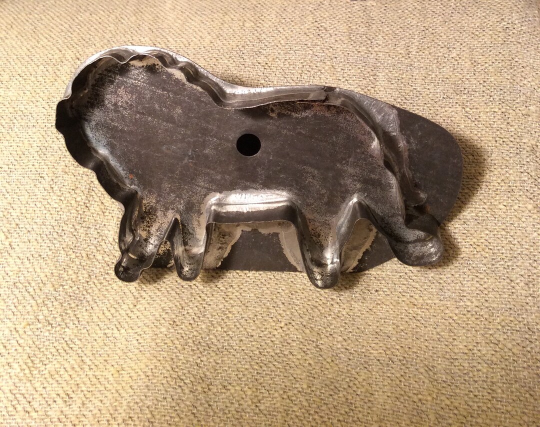 Antique Handmade Tin Lion Cookie Cutter - Etsy