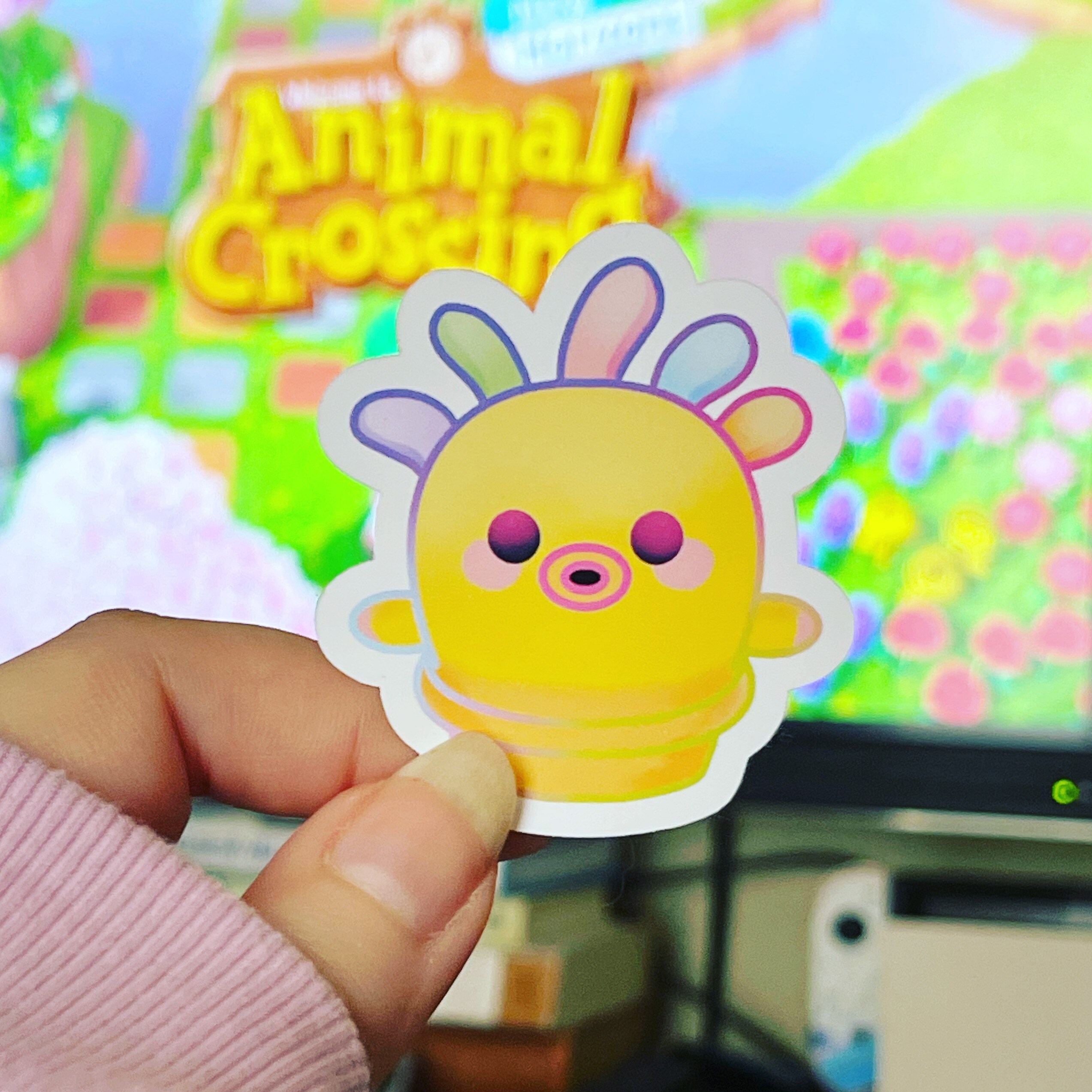 Gyroid Squeakoid Acnh Sticker Stationery New Horizons | Etsy