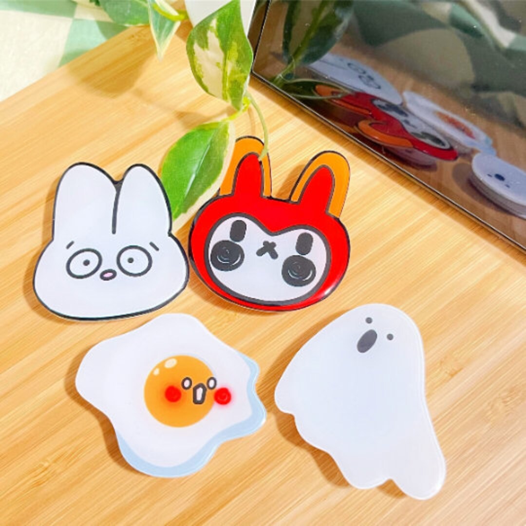Cute Character 3D Phone Grips - Etsy