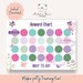 Fairy Printable Reward Chart | Instant Download | Sticker Chart | Chore ...