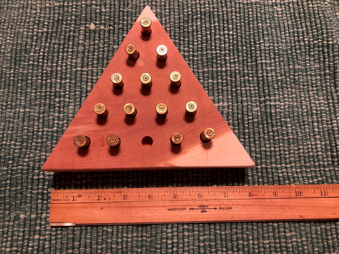 Triangle Shell Casing Game for Hunters - Etsy