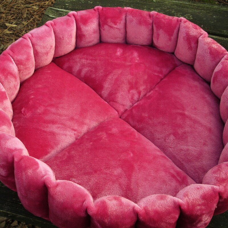 Pink Dog Bed - Etsy