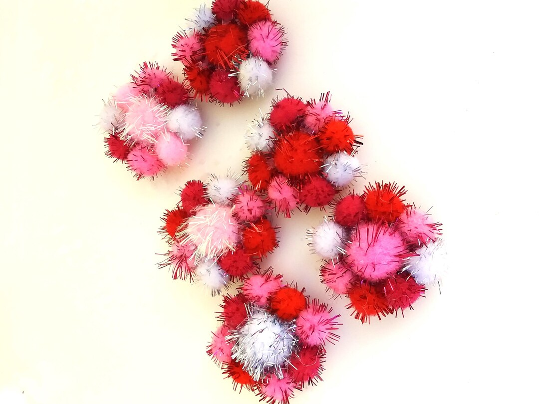 Kitten Flower Toss Toy Set of 6 Pink, Red and White/silver - Etsy
