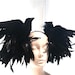 Crow Headband- Bird Fascinator- Halloween -fashion Shoot - Etsy