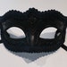 Small Masquerade Mask Black Masks | Etsy