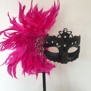 Blue Masquerade Mask Masks on a Stick Halloween - Etsy