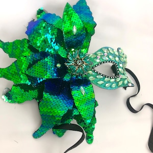 Mermaid Masquerade Mask Costume Shell Under the Sea mermaid Parade - Etsy
