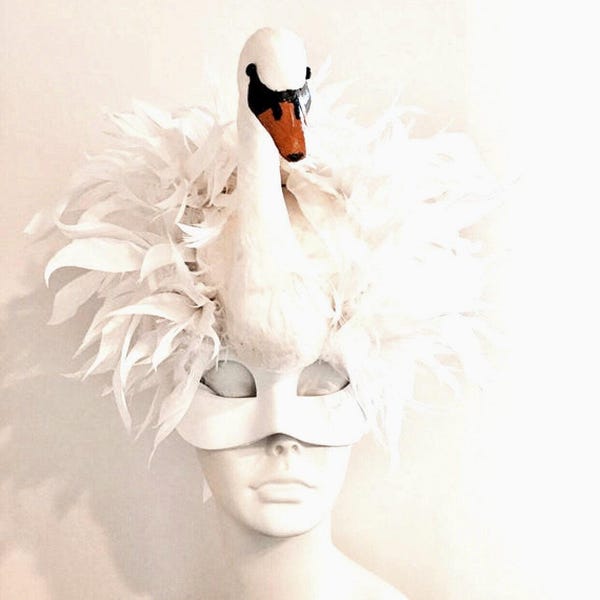 Swan Mask - Etsy