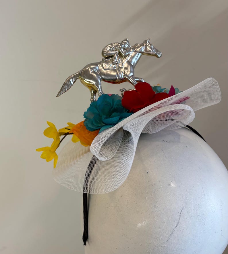 Horse Fascinator- Racing Hat- Polo Match - Etsy