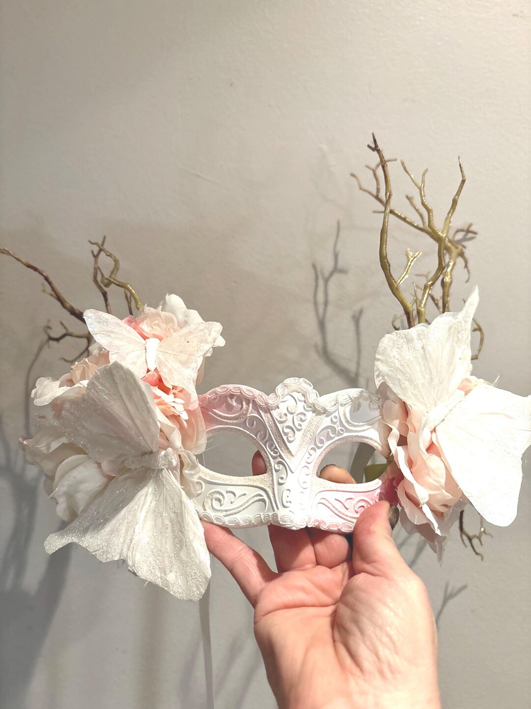 Butterfly Masquerade Mask Flowers - Etsy
