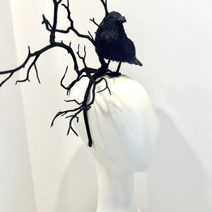 Black Crow Headband- Halloween Costume- Vegan - Etsy