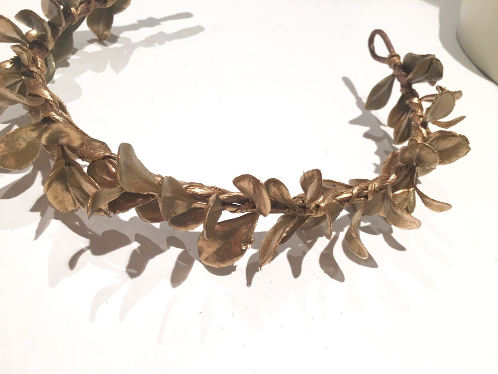 Caesar Headpiece Goddess Headdress gold Leaves | Etsy