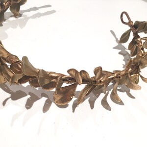 Caesar Headpiece- Goddess Headdress -gold Leaves - Etsy