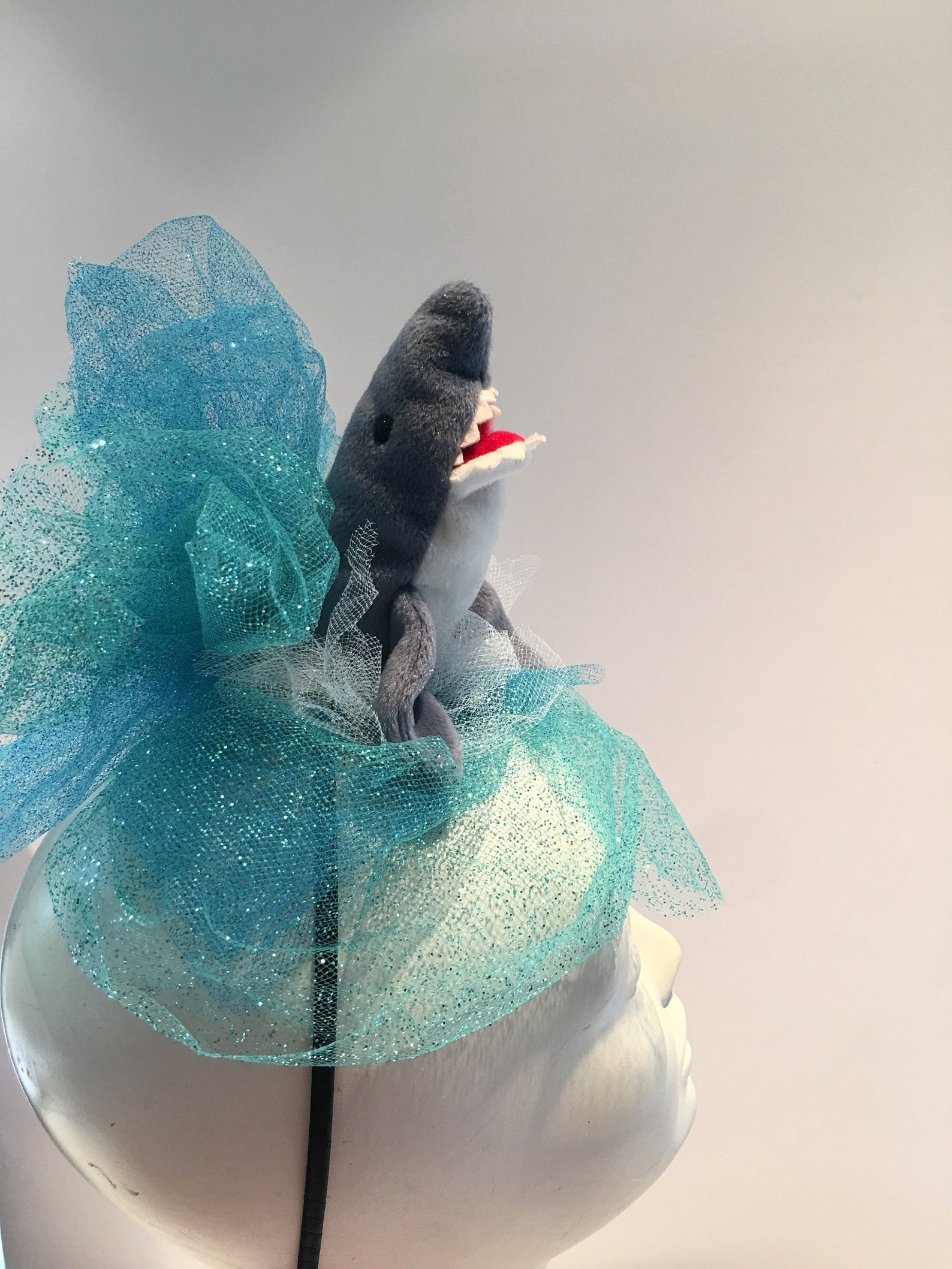 Shark Costume- Fish Hat- Fascinator - Etsy