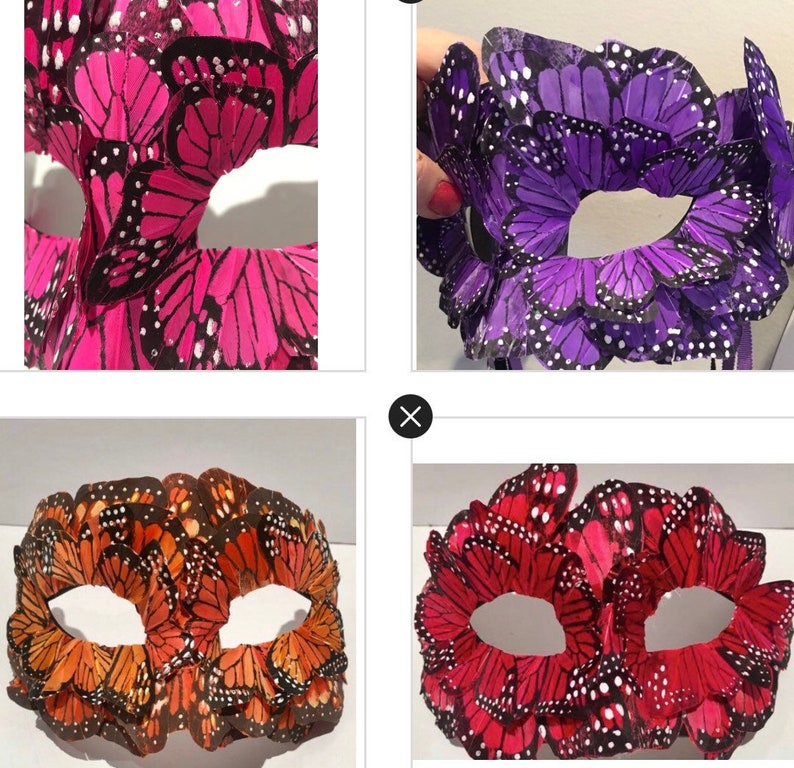 Masquerade Mask- Mardi Gras- Butterfly- Surreal Party - Etsy