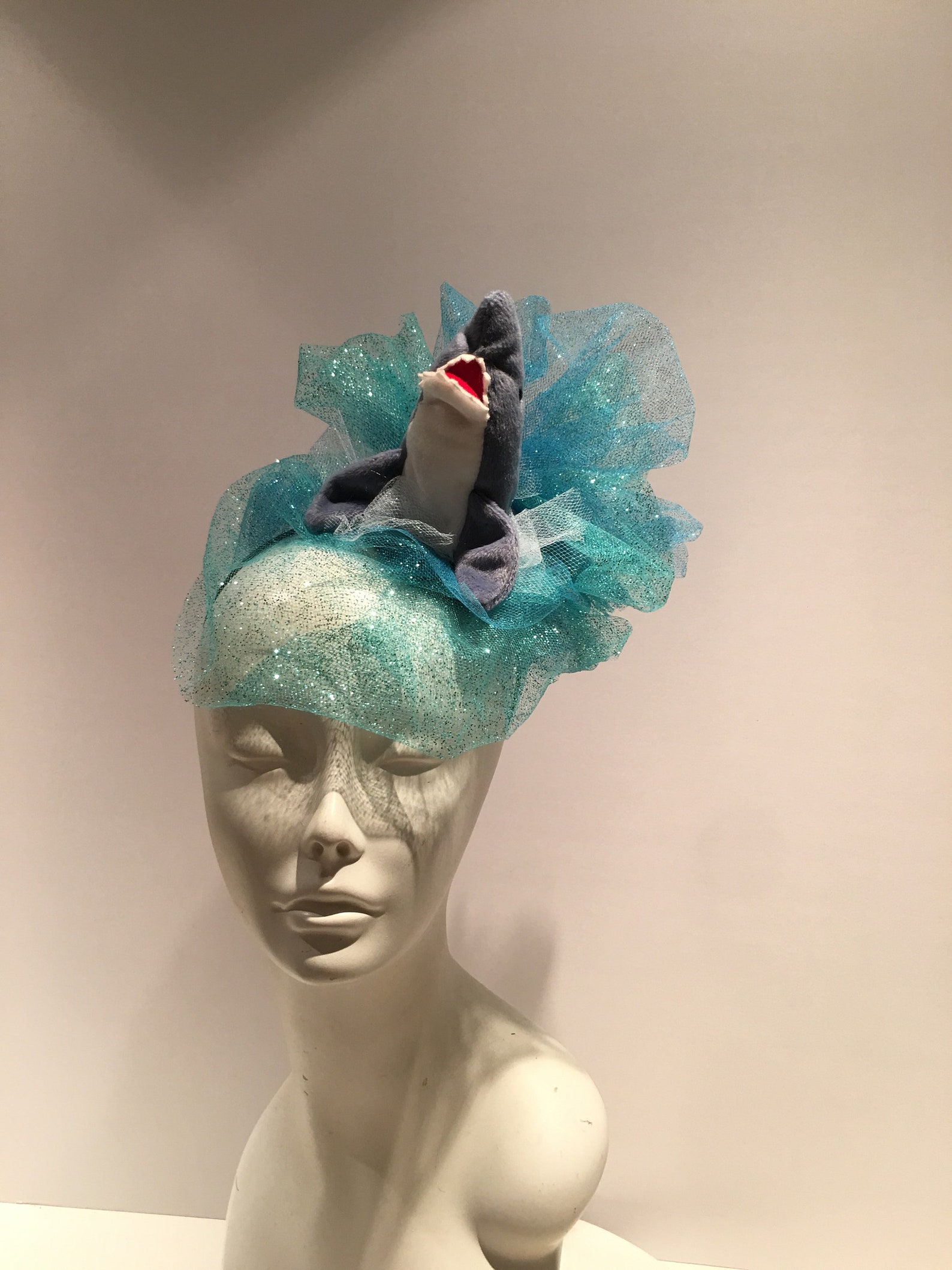 Shark Costume- Fish Hat- Fascinator - Etsy