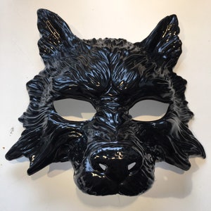 Mens Wolf Mask -masquerade Mask - Etsy