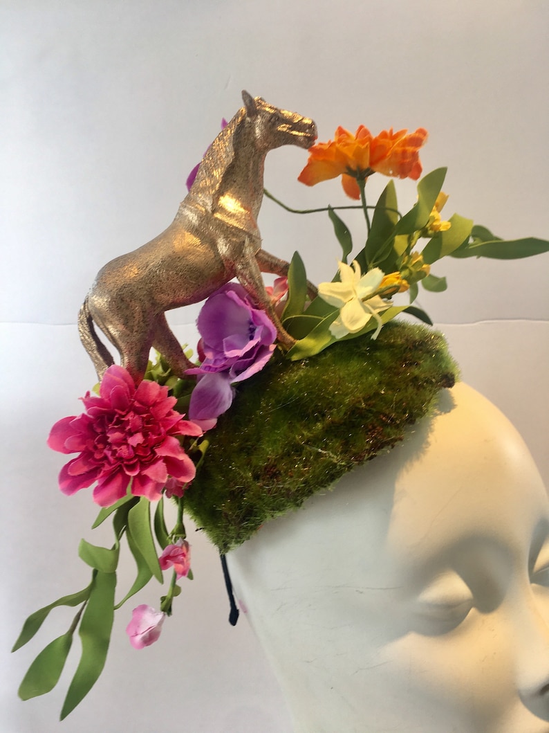 Horse Fascinator Derby Racing Hat Horse Lover - Etsy