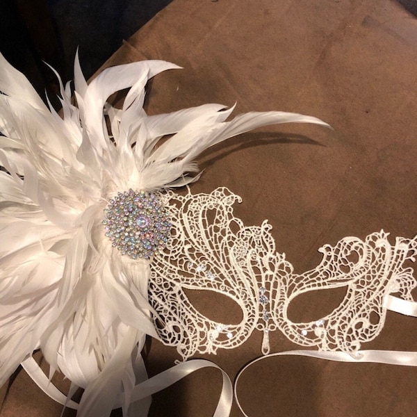 Feather Mask - Etsy
