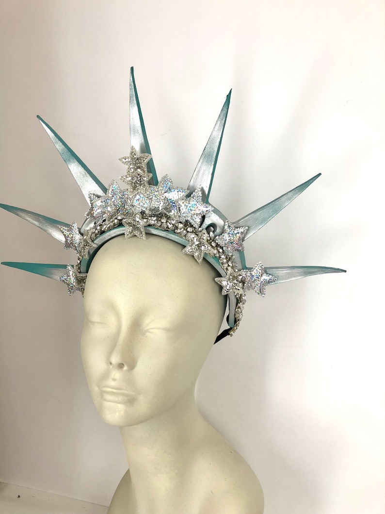 Silver Crown -silver Spike Crown -goddess - Etsy