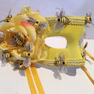 Bee Masquerade Mask- Bumble Bee Costume - Etsy