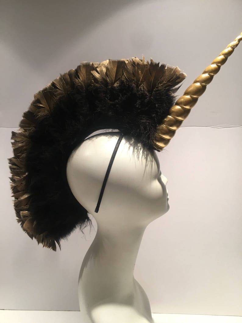 Unicorn Headpiece Festival Wear Mohawk Costume Cosplay | Etsy