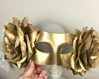 Gold Black Masquerade Mask Filigree Women's Masquerade - Etsy