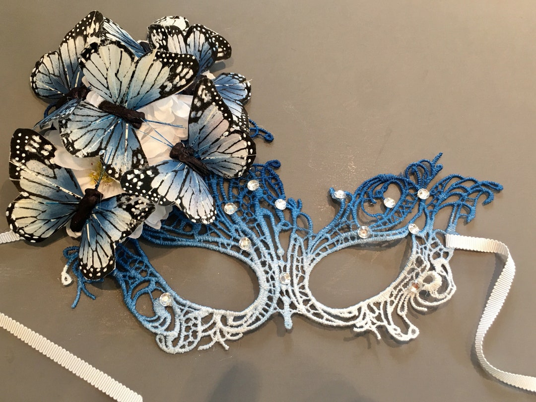 Masquerade Mask -butterfly Halloween Mask- Mardi Gras - Etsy