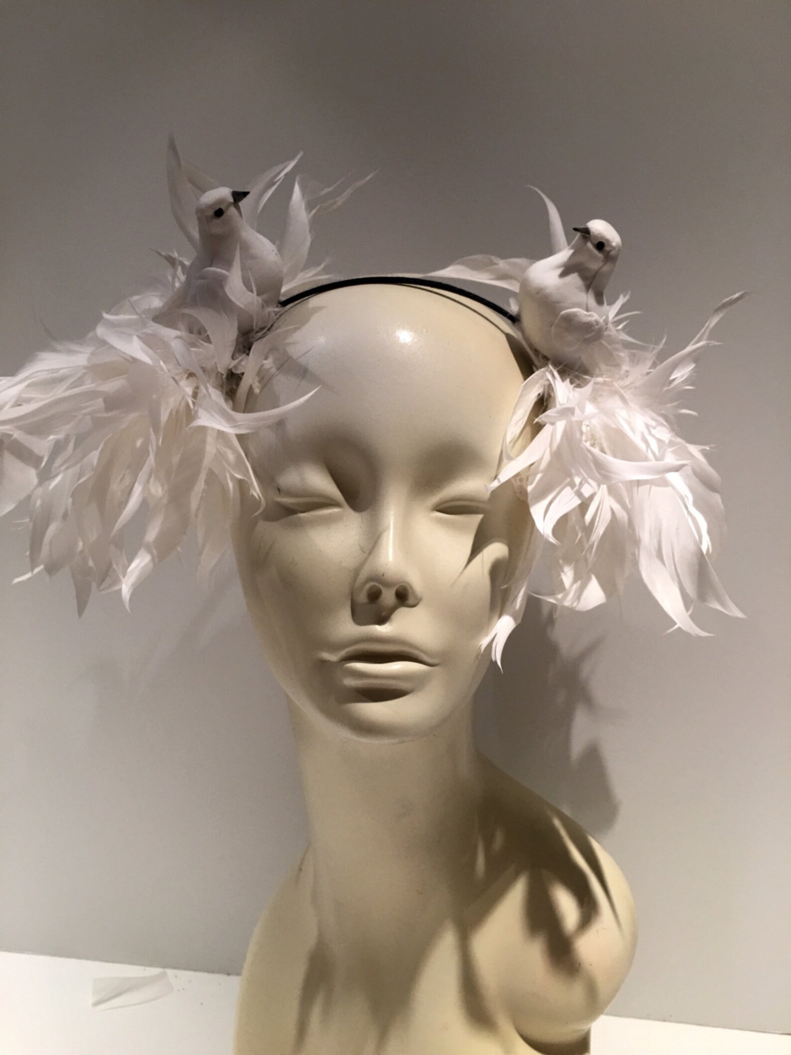 Diner En Blanc- Bird Fascinator- Derby - Etsy