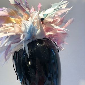 Fascinators -bird Headband- Swan Lake Costume - Etsy