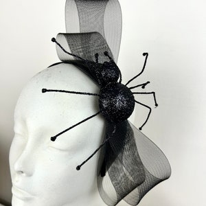 Spider Headband- Black Widow Bow- Halloween - Spider Costume - Etsy