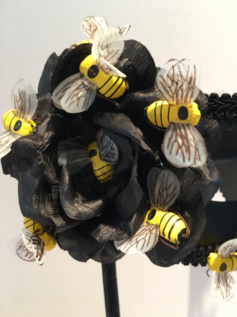 Yellow Masquerade Mask Bee Costume bumble Bee Mask | Etsy
