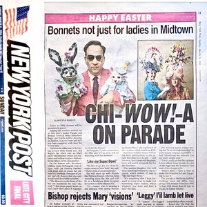 Easter Bonnet Fascinator - Bunny Hat - NYC Easter Parade- Featured in ...