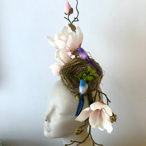 Bird Nest Headband- Garden Fascinator- Hat Lunch - Etsy