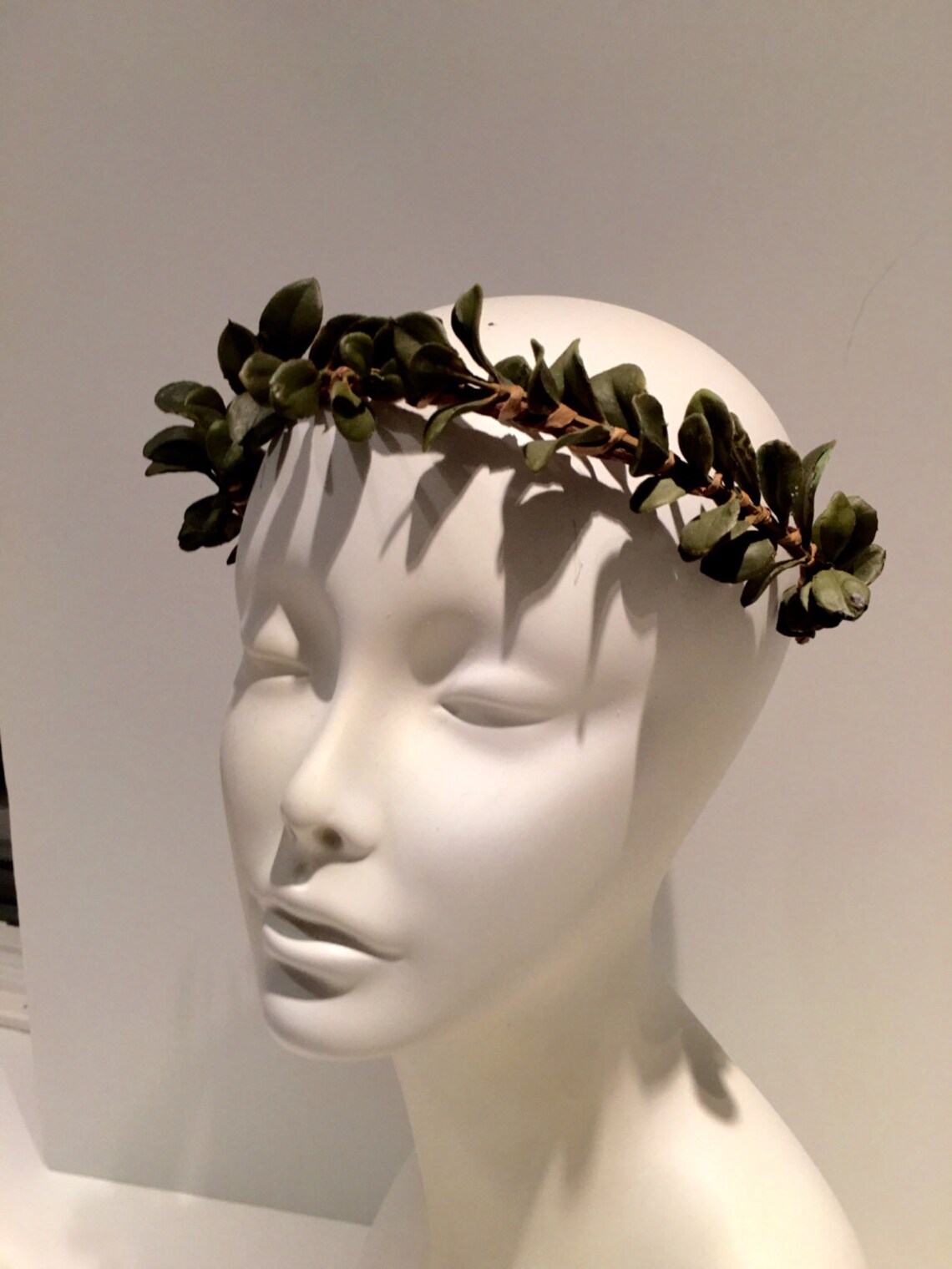 Caesar headpiece Leaf crown Goddess Headdress | Etsy