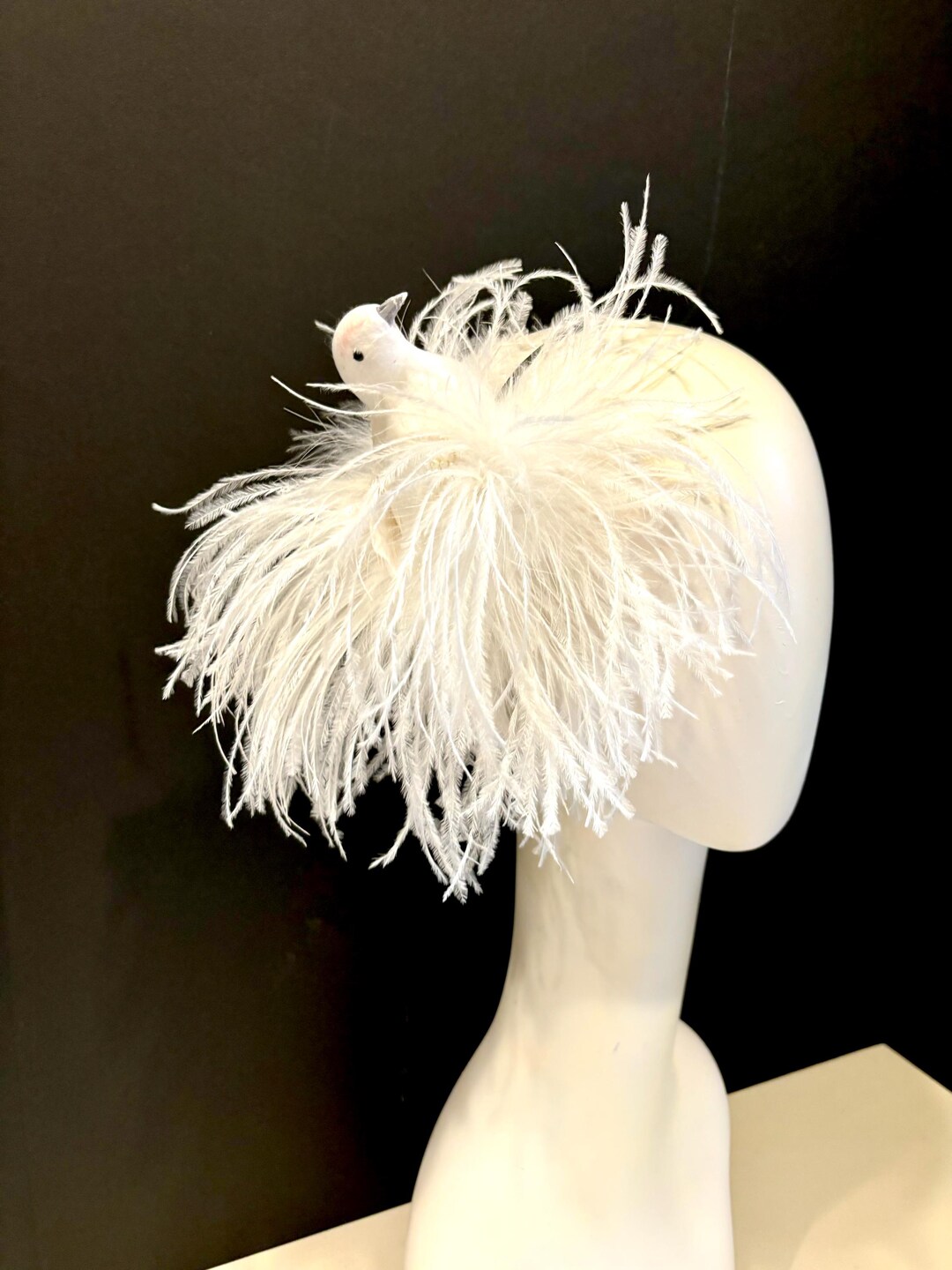 Bird Fascinator- White Fascinator- All White Party - Etsy