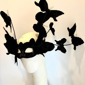 Butterfly Masquerade Mask- Black White Ball- Mask - Etsy