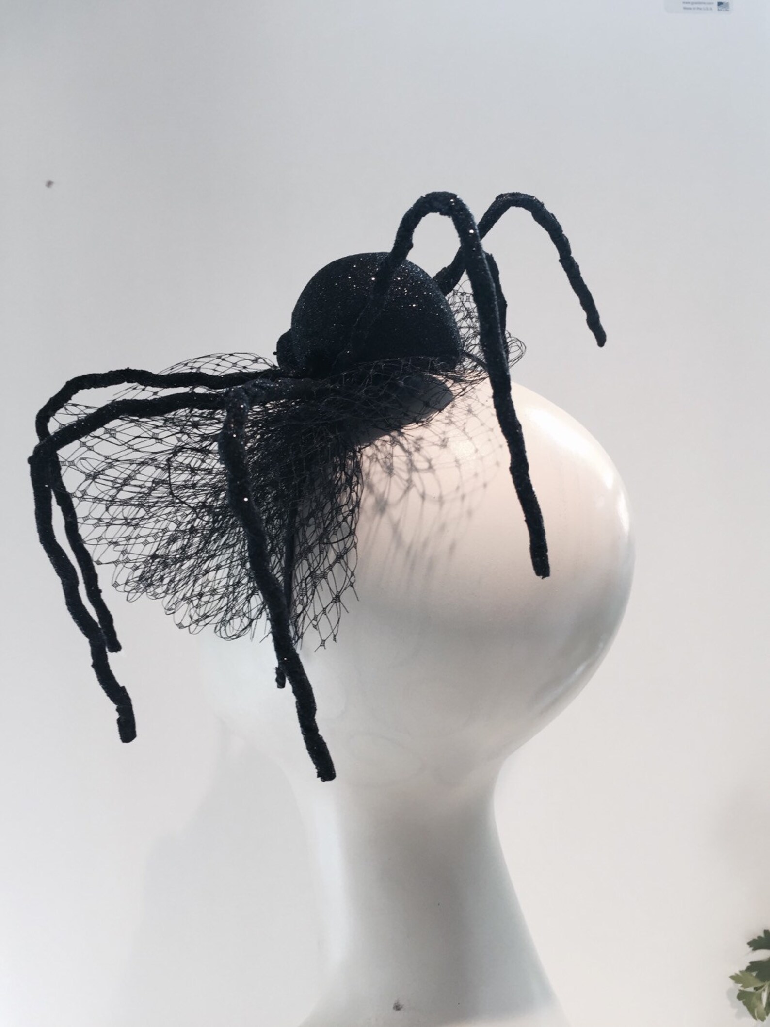 Spider Fascinator Black Widow Headband Spider Costume | Etsy