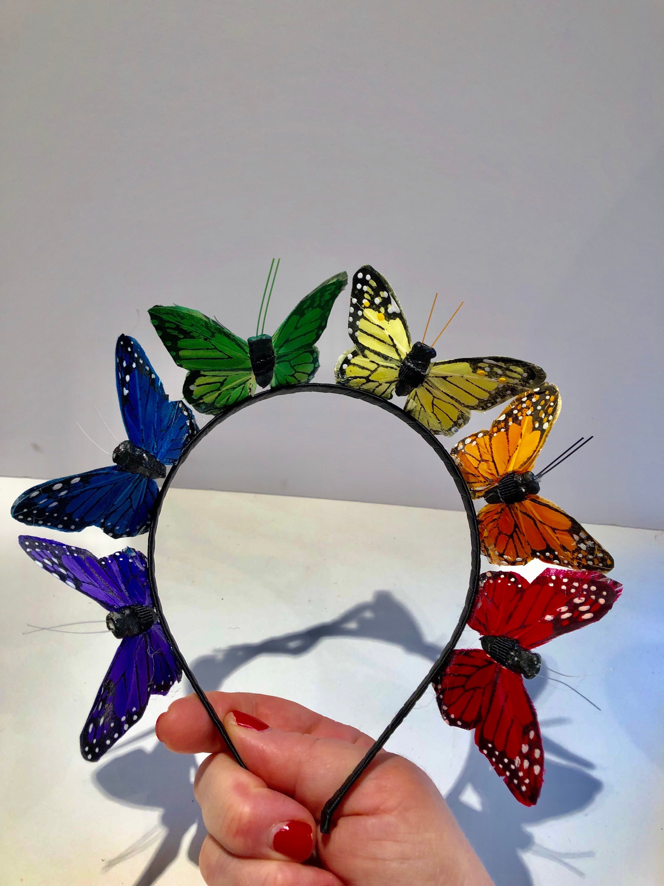 Butterfly Crown -monarch Hair Accessory - Etsy